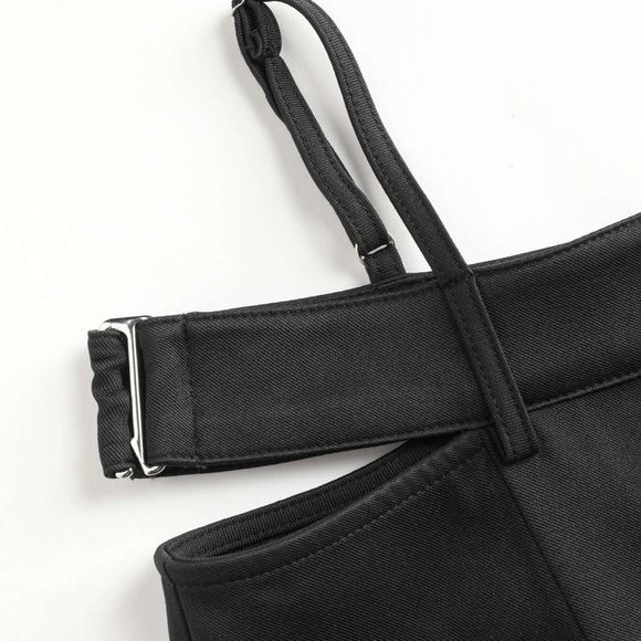 Cider | Pants & Jumpsuits | Solid Cut Out High Waist Wide Leg Pants ...
